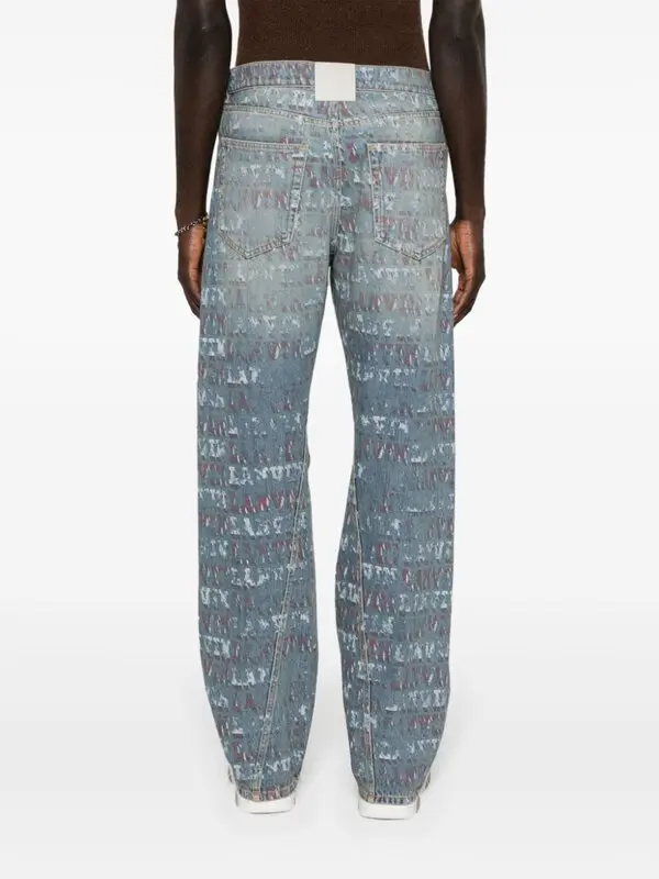 LANVIN X Future Logo-print Jeans