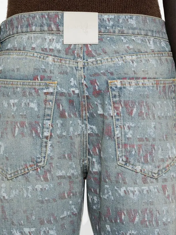 LANVIN X Future Logo-print Jeans