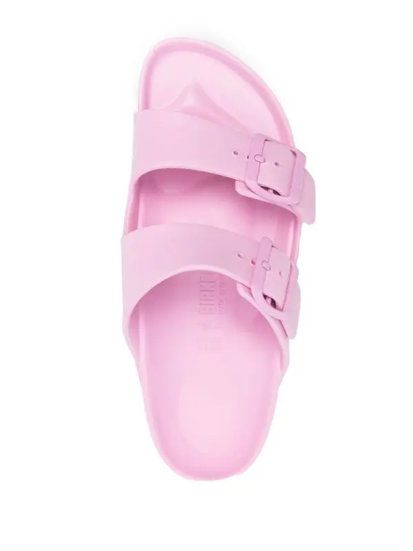 BIRKENSTOCK Arizona Logo-buckle Slides