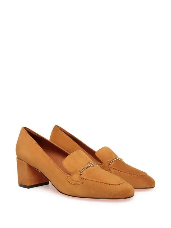Bally Daily Emblem 50mm Suede Pumps