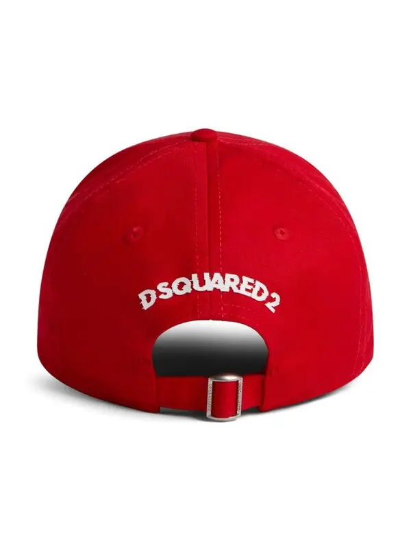 Dsquared2 Burbs Printed Baseball Cap - Red