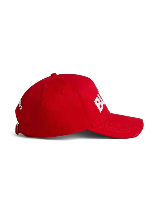 Dsquared2 Burbs Printed Baseball Cap - Red