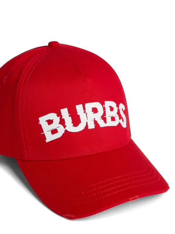 Dsquared2 Burbs Printed Baseball Cap - Red