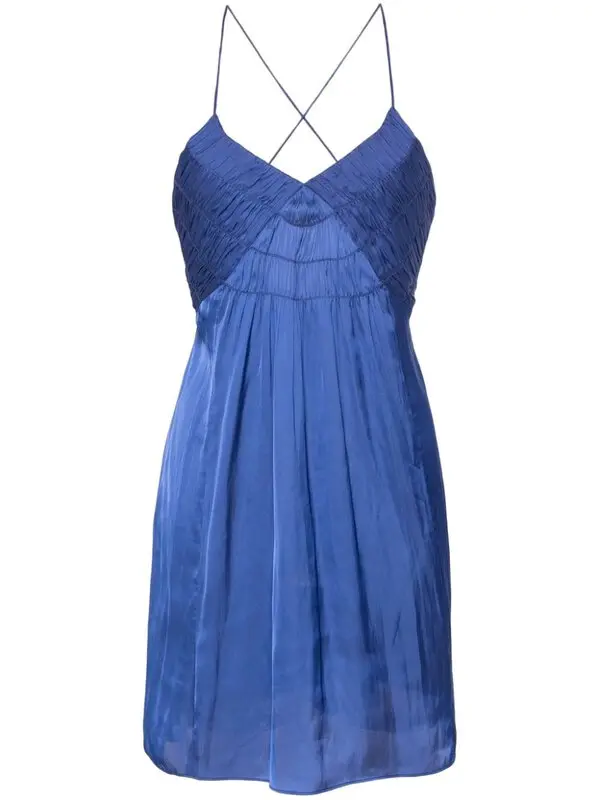 Zadig&Voltaire Rayonna Satin Mini Dress