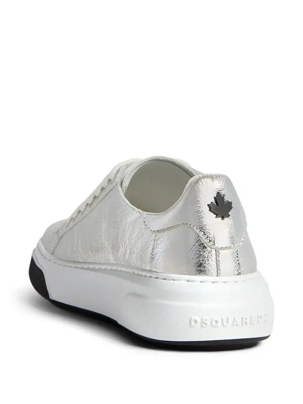 Dsquared2 Metallic-finish Lace-up Sneakers
