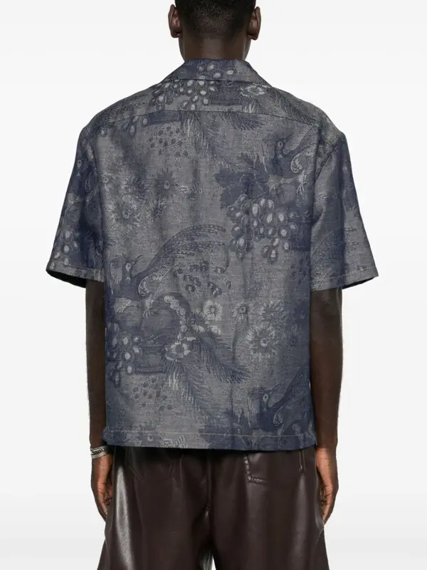 Etro Patterned-jacquard Shirt
