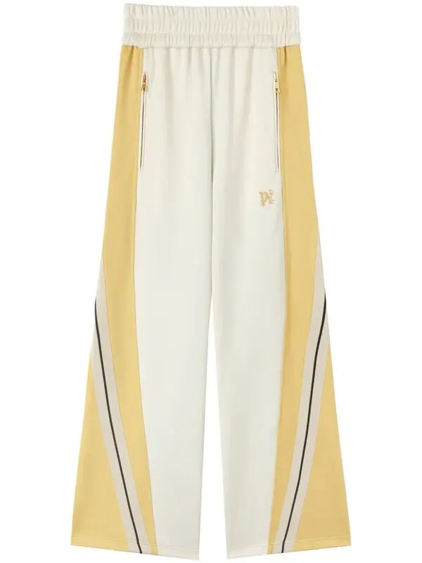 Palm Angels Colour-block Track Pants - White