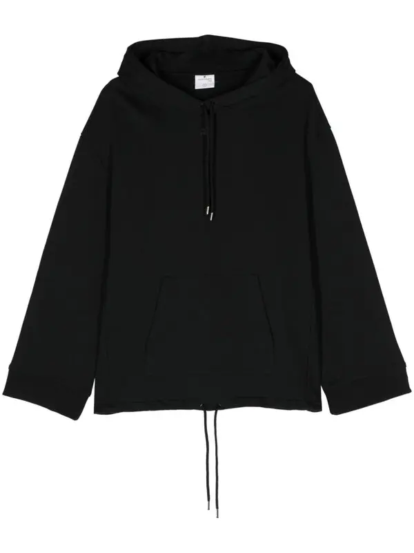 COURREGES Logo-patch Cotton Hoodie