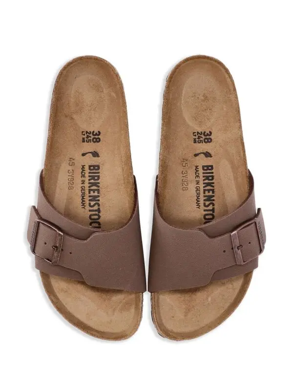BIRKENSTOCK Catalina Leather Slides - Brown