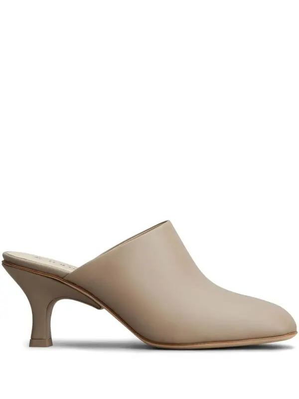TOD'S 65mm Leather Mules - Neutrals