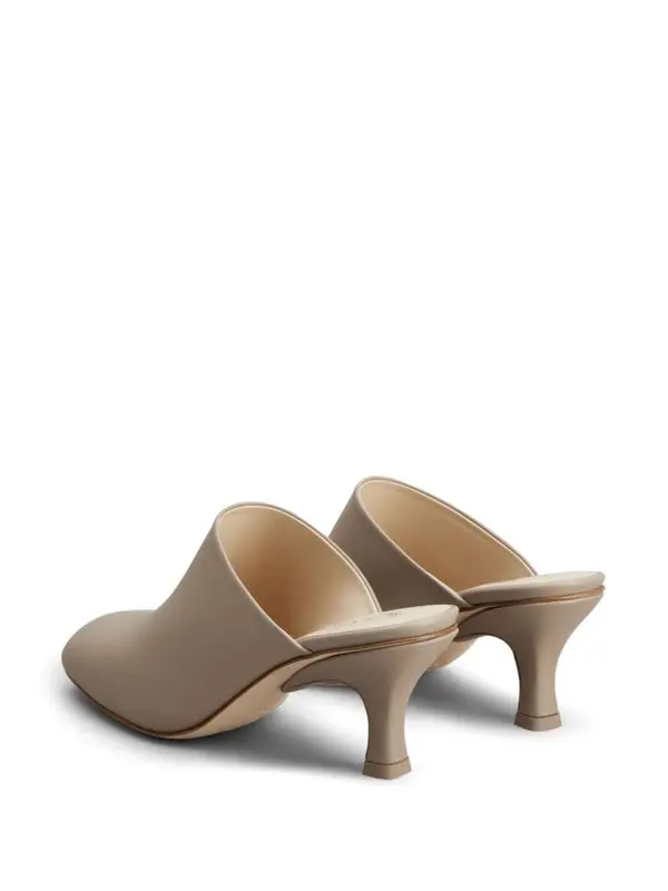 TOD'S 65mm Leather Mules - Neutrals