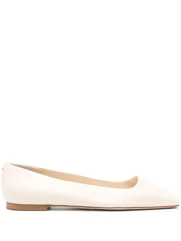 AeydĒ Matti Leather Ballerinas - Neutrals