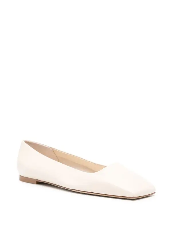 AeydĒ Matti Leather Ballerinas - Neutrals
