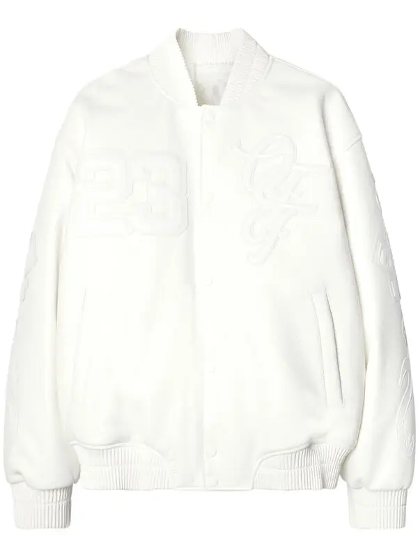 Off-White Natlover Patch-detail Bomber Jacket - White
