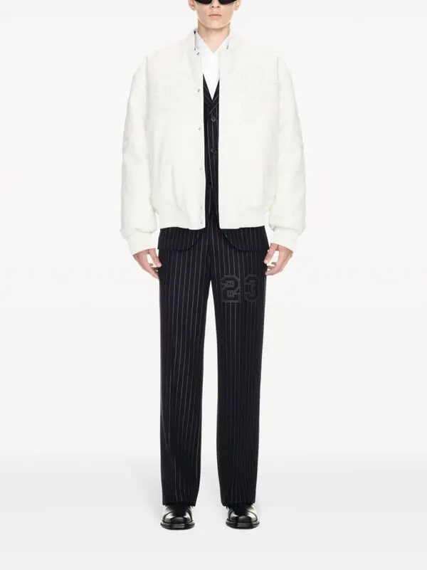 Off-White Natlover Patch-detail Bomber Jacket - White