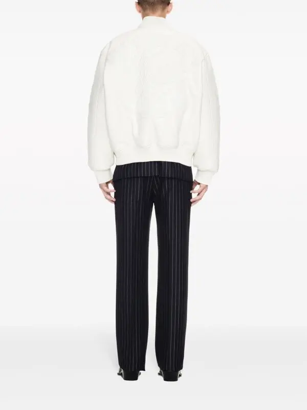 Off-White Natlover Patch-detail Bomber Jacket - White