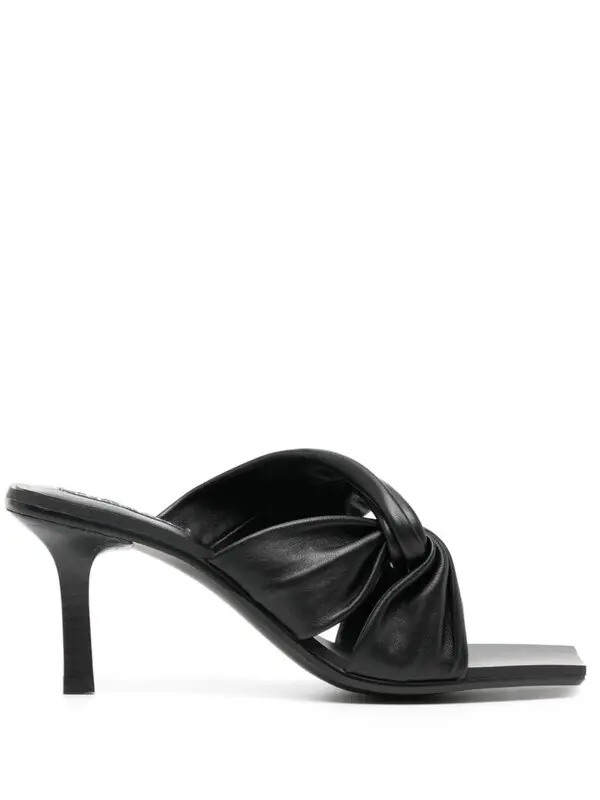Senso Mila 80mm Leather Mules - Black