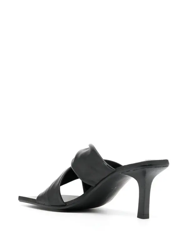 Senso Mila 80mm Leather Mules - Black