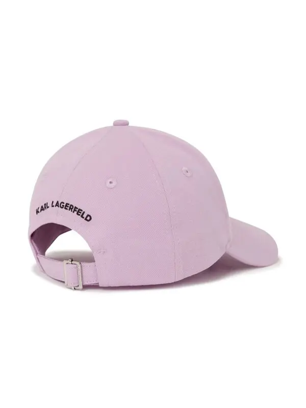 Karl Lagerfeld Ikon Baseball Cap - Pink
