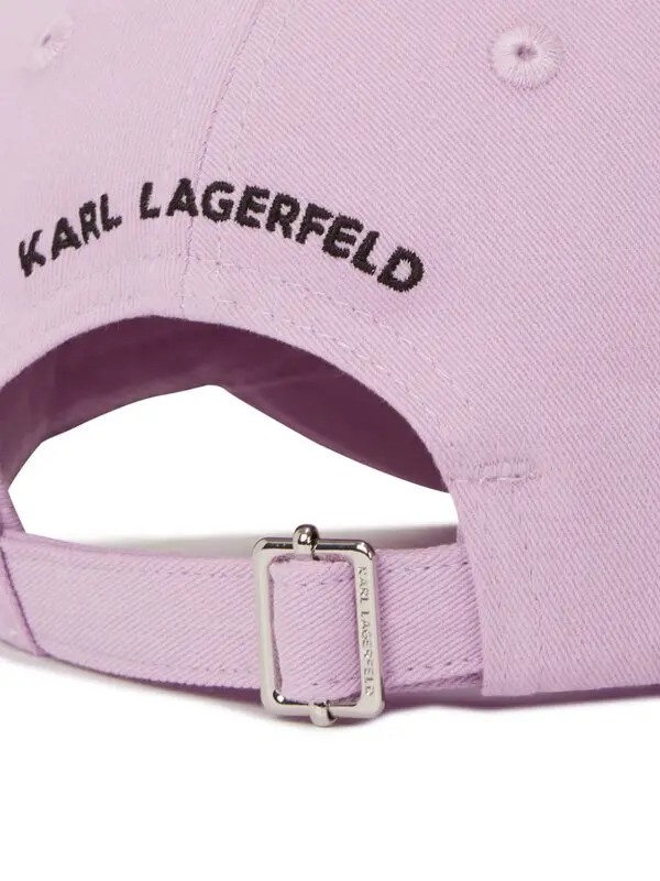 Karl Lagerfeld Ikon Baseball Cap - Pink