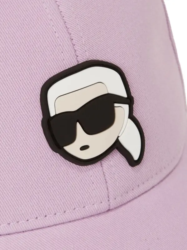 Karl Lagerfeld Ikon Baseball Cap - Pink