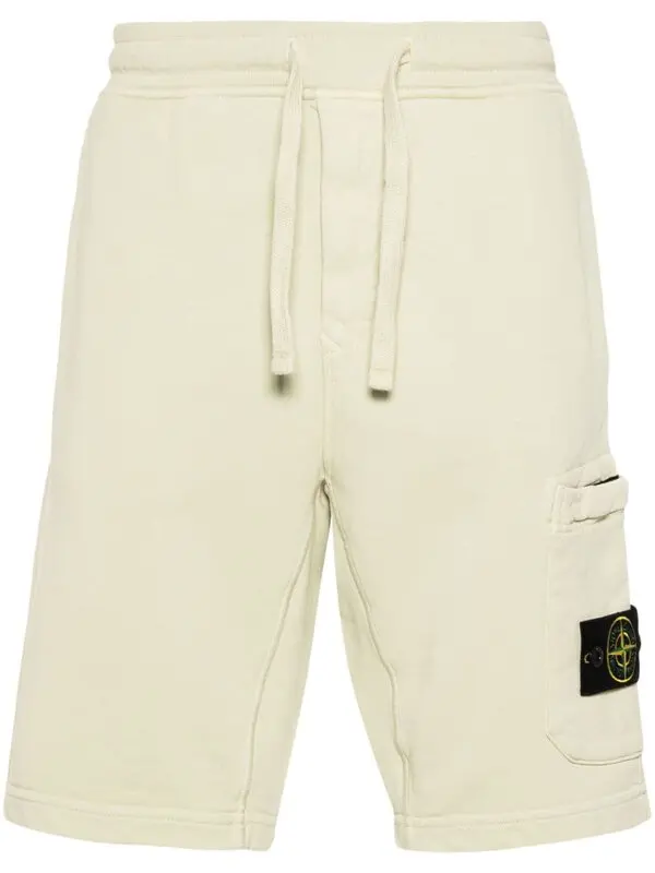 Stone Island Compass-appliqué Cargo Shorts