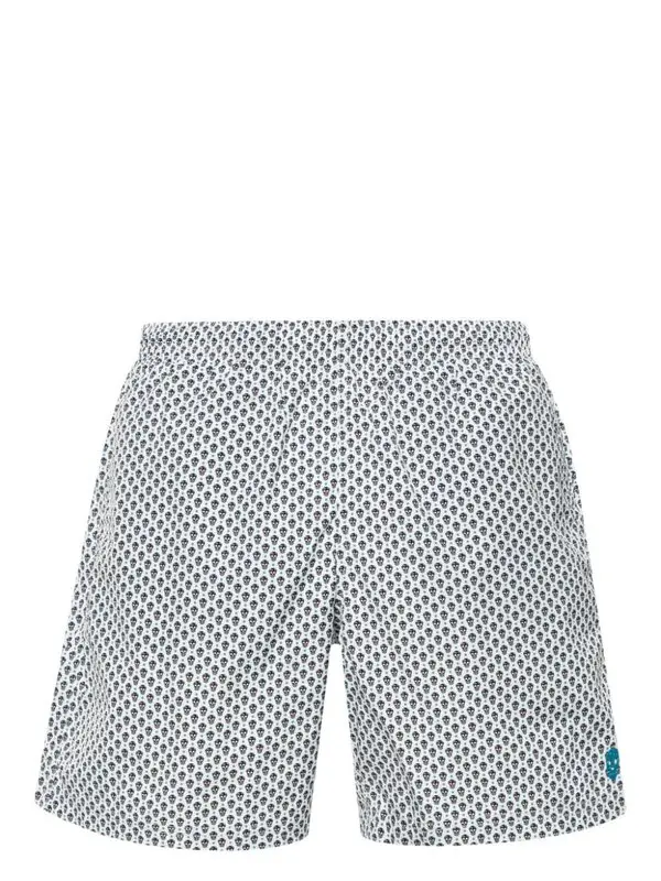Alexander McQueen Skull-print Swim Shorts