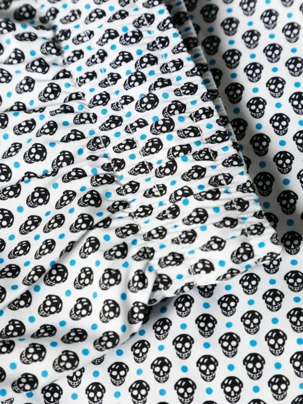Alexander McQueen Skull-print Swim Shorts