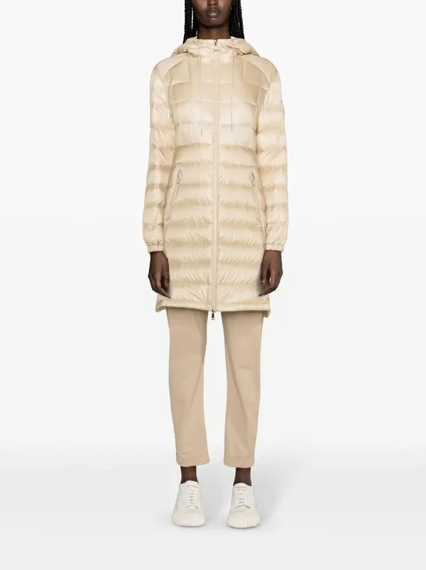 Moncler Amintore Long Quilted Coat
