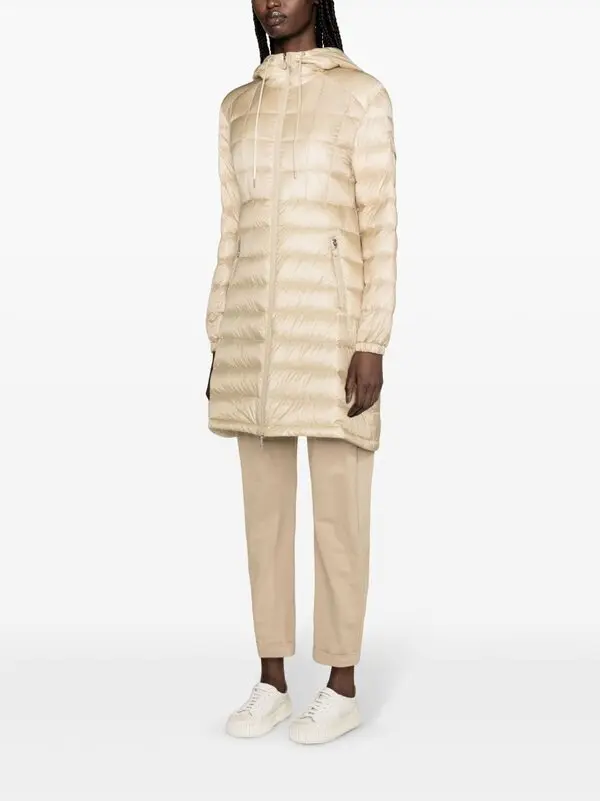 Moncler Amintore Long Quilted Coat