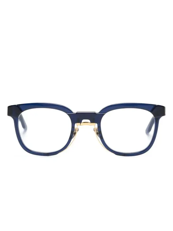 KUBORAUM N14 Square-frame Glasses - Blue
