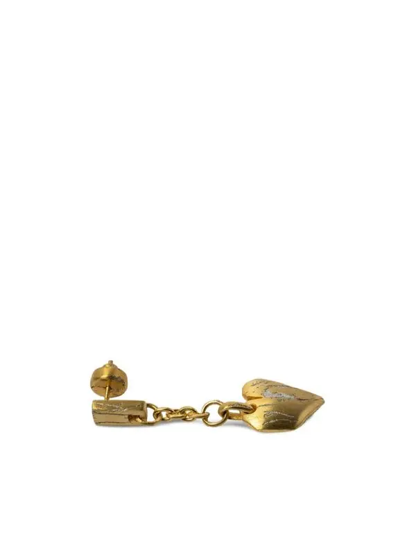PARTS OF FOUR Jazz's Solid Heart Single Earring - Gold