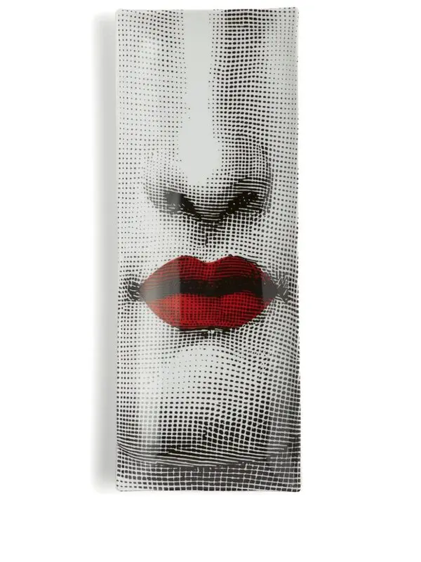 FORNASETTI Tema E Variazioni N.397 Porcelain Tray - White