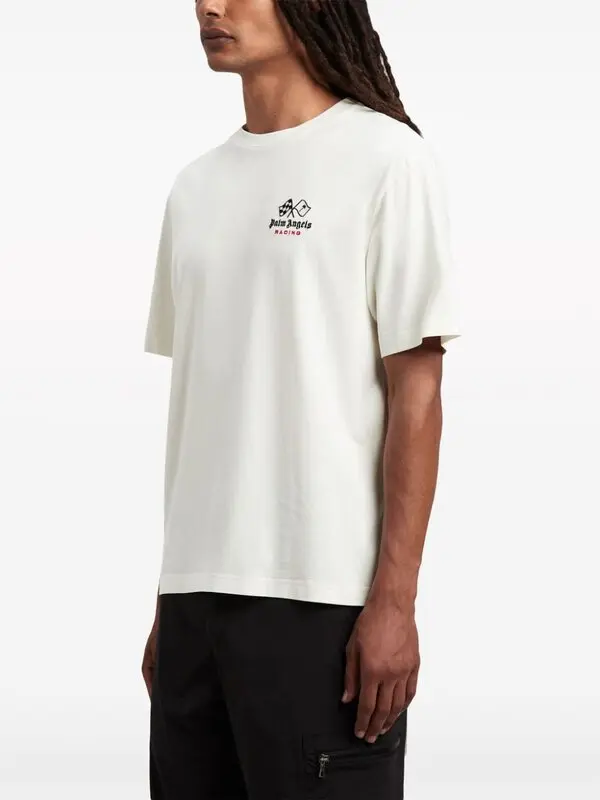 Palm Angels Racing Graphic-print Cotton T-shirt