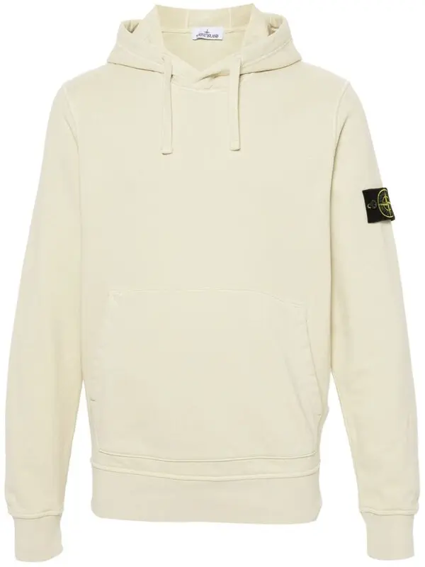 Stone Island Compass-badge Hoodie - Neutrals