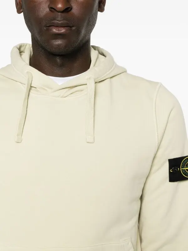 Stone Island Compass-badge Hoodie - Neutrals