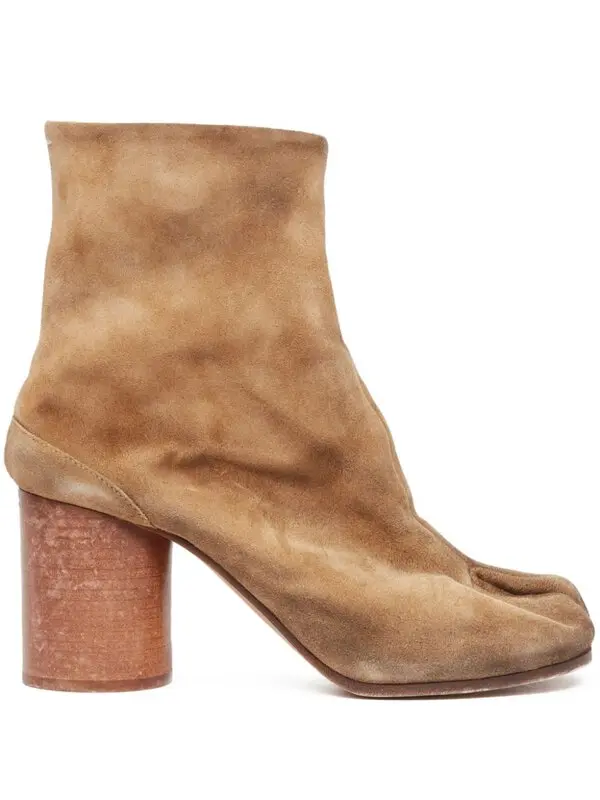 MAISON MARGIELA Neutral Tabi 60mm Suede Boots