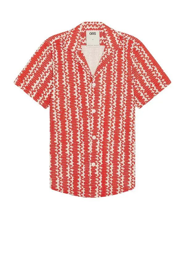 Oas Scribble Cuba Net Shirt