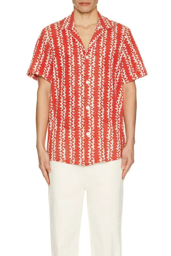 Oas Scribble Cuba Net Shirt