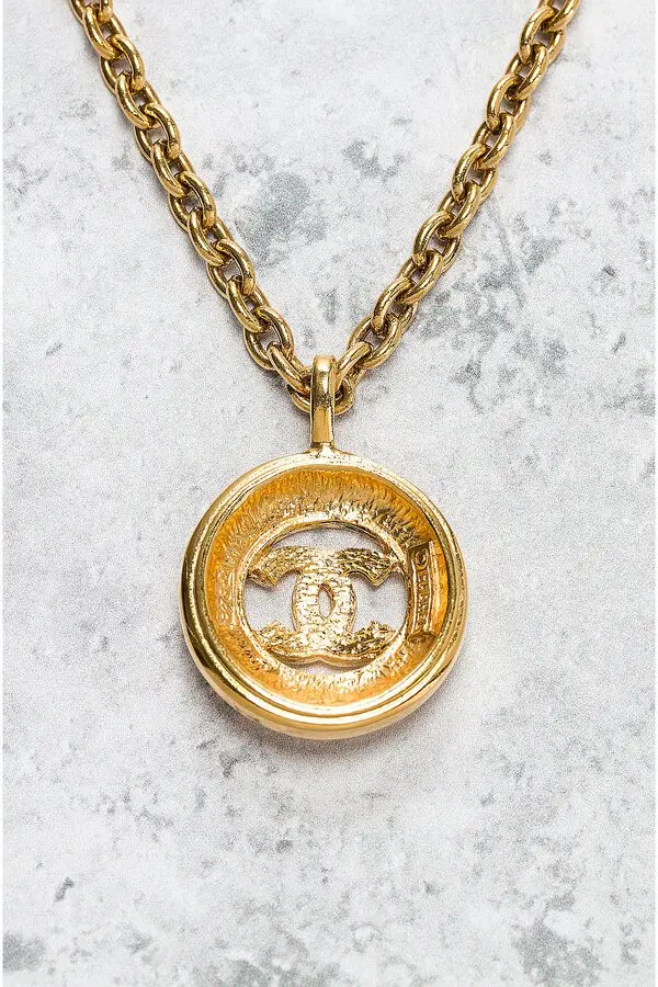 Chanel Coco Mark Pendant Necklace
