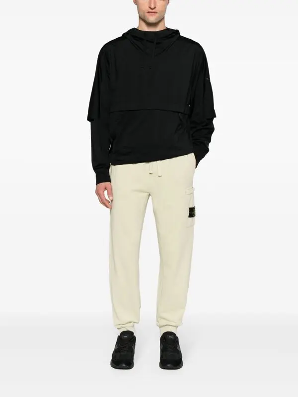 Stone Island Compass-badge Cotton Track Trousers - Green