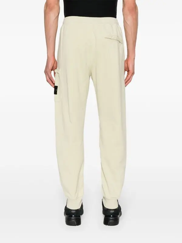 Stone Island Compass-badge Cotton Track Trousers - Green