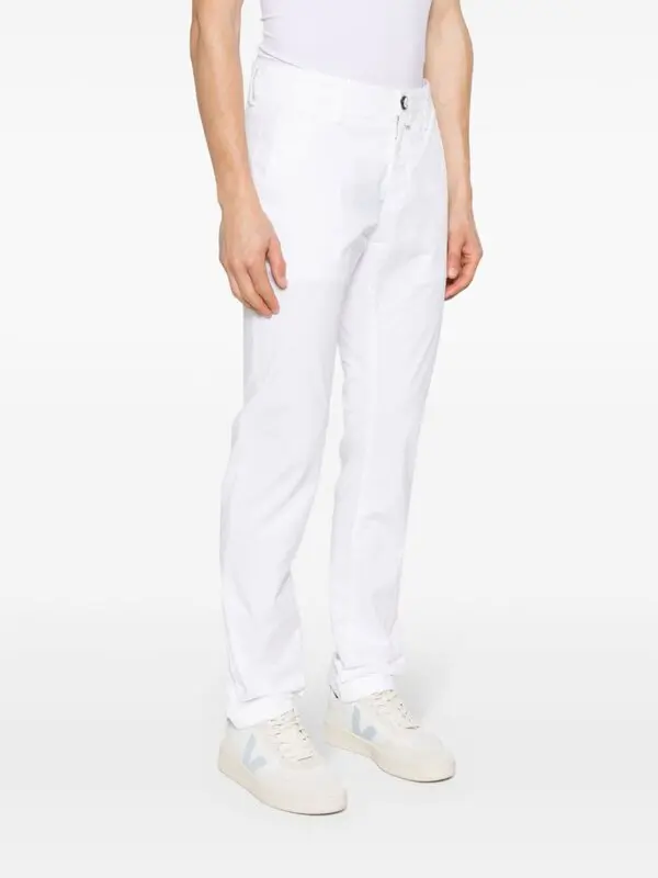 Jacob Cohen Bobby Slim-fit Chinos - White
