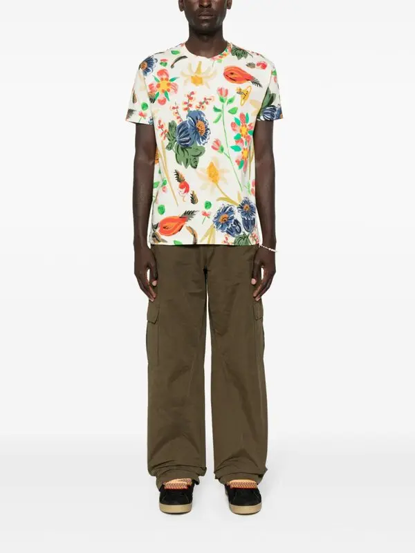 VIVIENNE WESTWOOD Folklore-print Cotton T-shirt