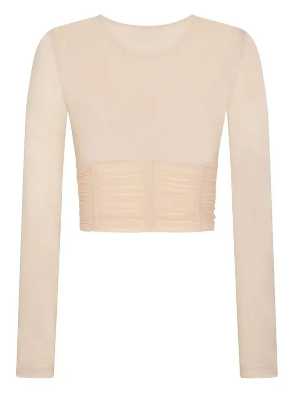 Dsquared2 Seashell-detail Cropped Top