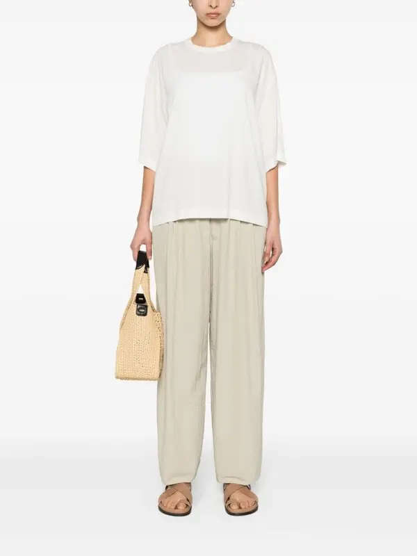 Fabiana Filippi Chiffon-crepe T-shirt - White