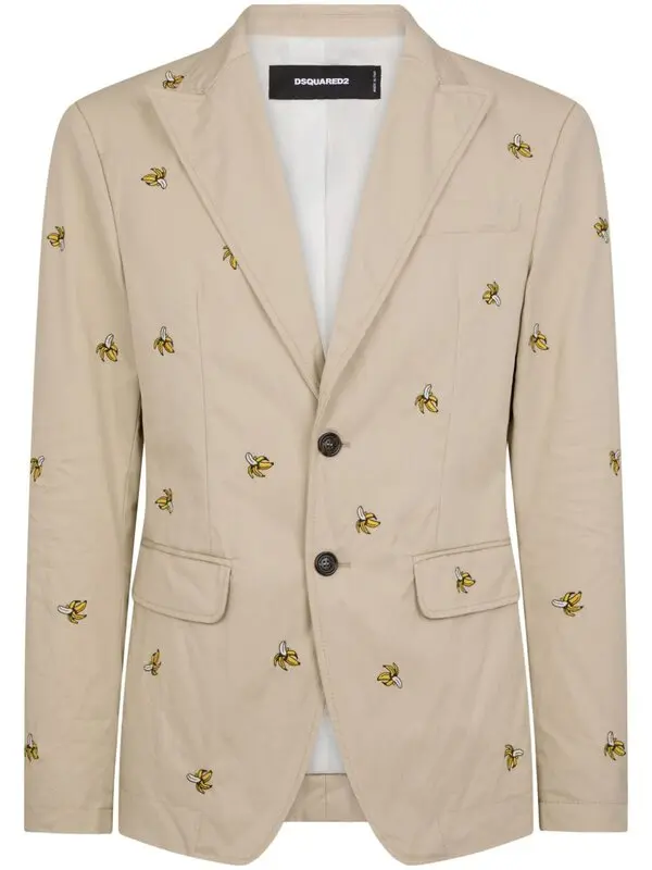 Dsquared2 Banana-print Blazer