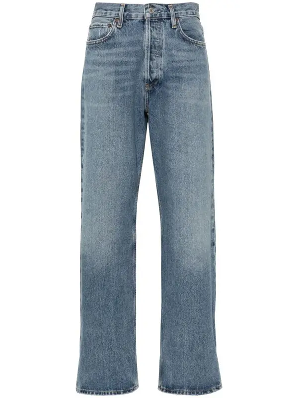 AGOLDE Fran Mid-rise Straight-leg Jeans