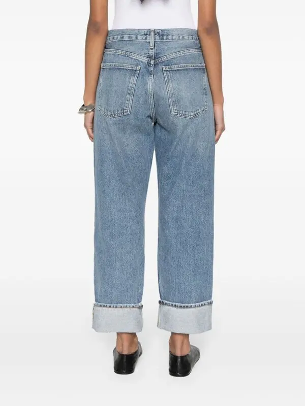 AGOLDE Fran Mid-rise Straight-leg Jeans