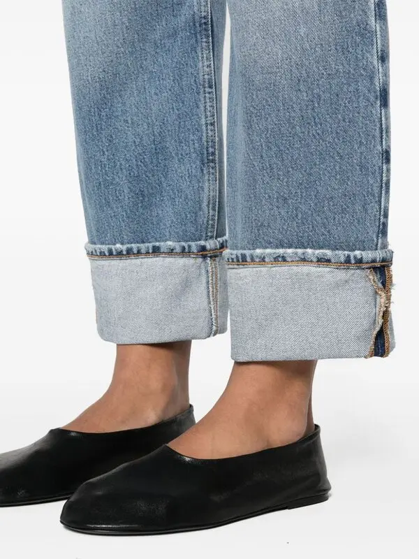AGOLDE Fran Mid-rise Straight-leg Jeans